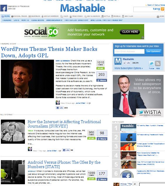 How to make money blogging: the Mashable way!